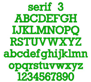 Quickly Embroidery Digitizing, Digitizing Fonts, Stock Fonts